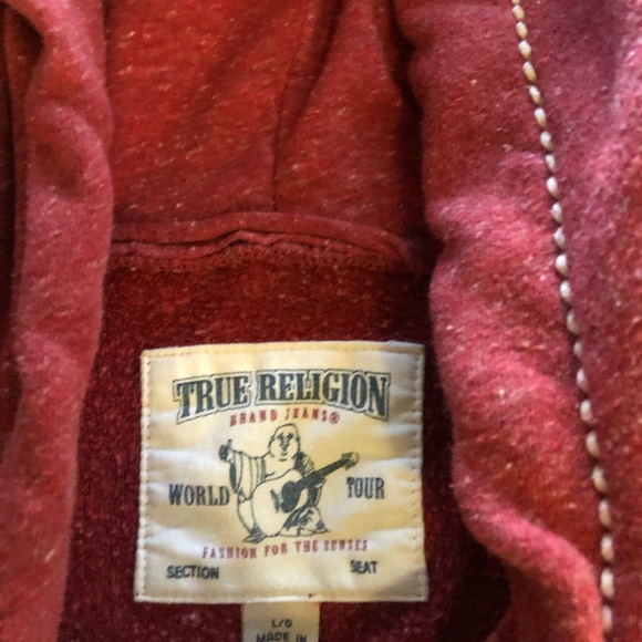 True Religion | Sweaters | Red Pre Stitched True Religion Sweater ...